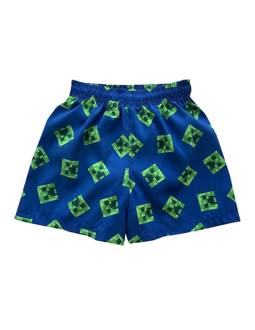 Traje de baño short Minecraft para niño 1